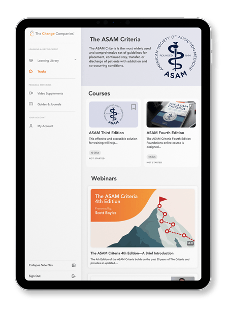 Introducing The ASAM Criteria Track: A learning resource for ...